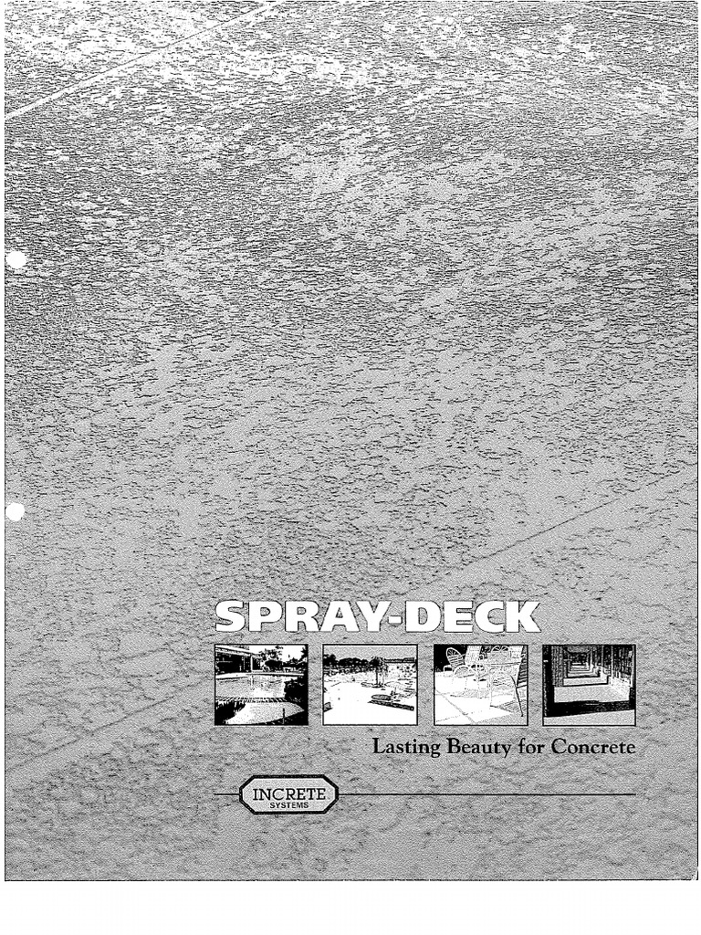 SprayDeck Increte | PDF