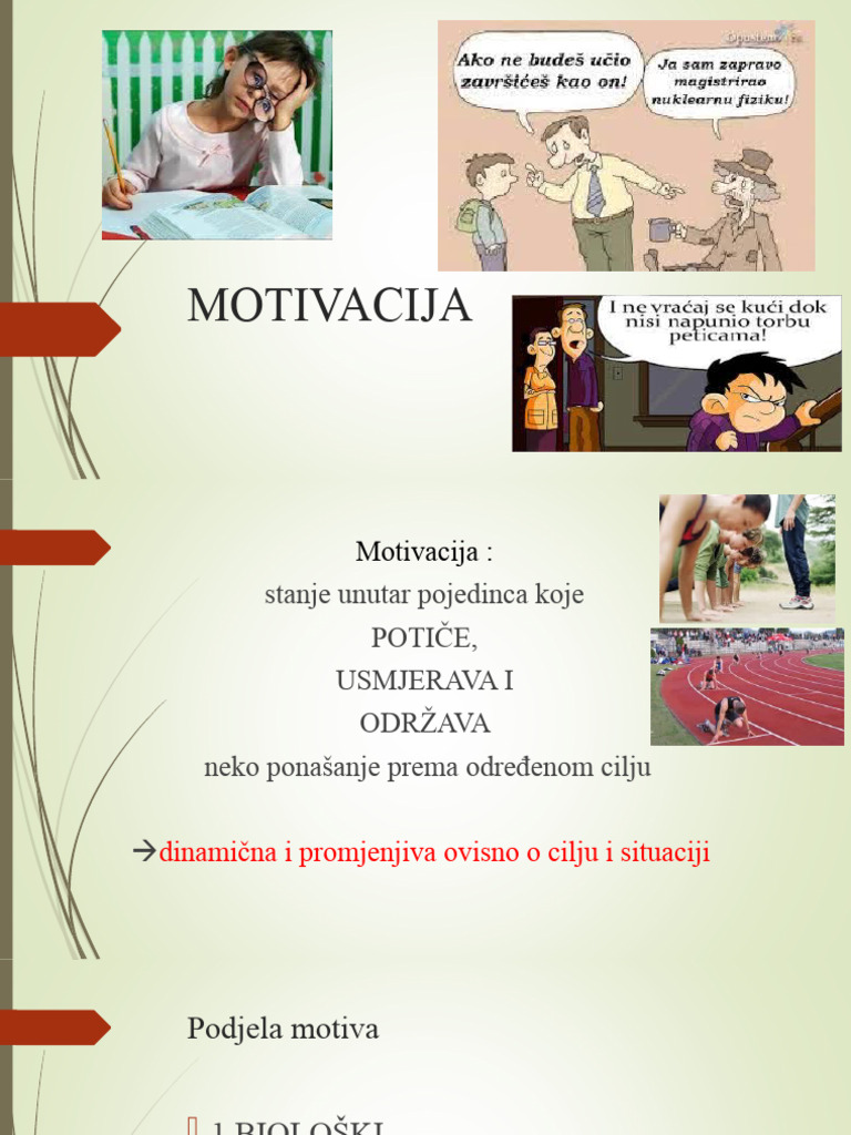 Motivacija-Za Učenike 9 | PDF