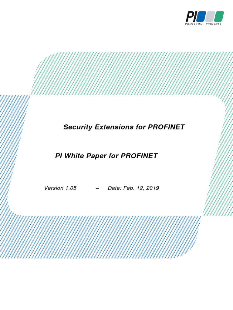 Profinet Protocol Security Whitepaper Pdf Computer Network Information Security