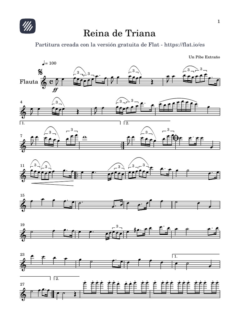 Reina de Triana Flauta | PDF