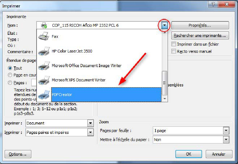 Imprimante PDF CREATOR | PDF Imprimante PDF CREATOR | PDF