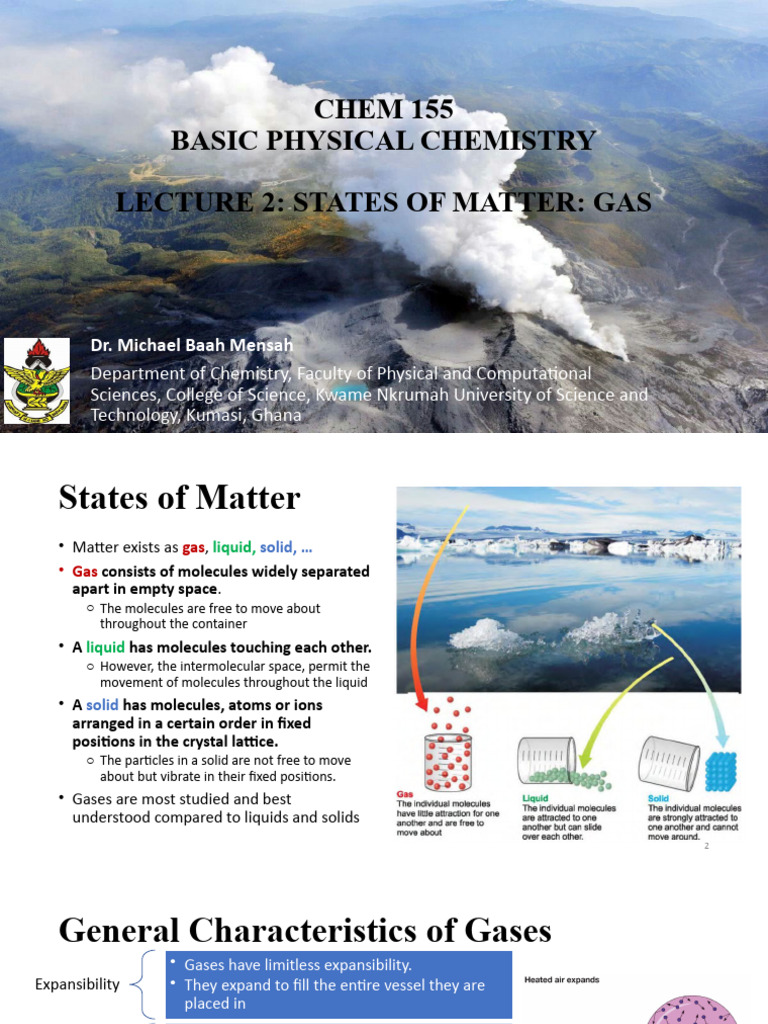 Expansibility of Gases Explained | PDF | Gases | Momentum