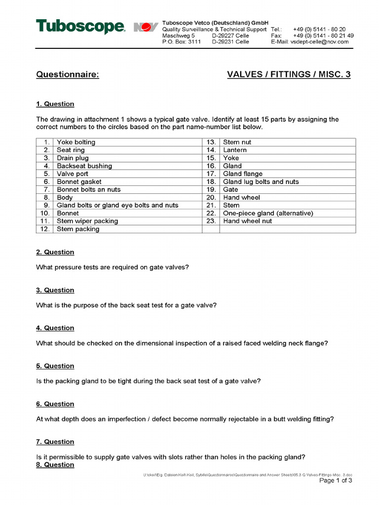 05.3 Q Valves-Fittings-Misc. 3 | PDF