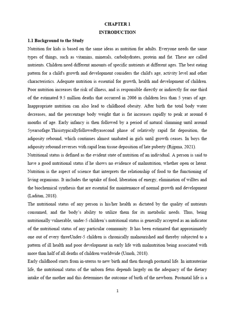 CHAPTER 1 by Benjamin Godness | PDF