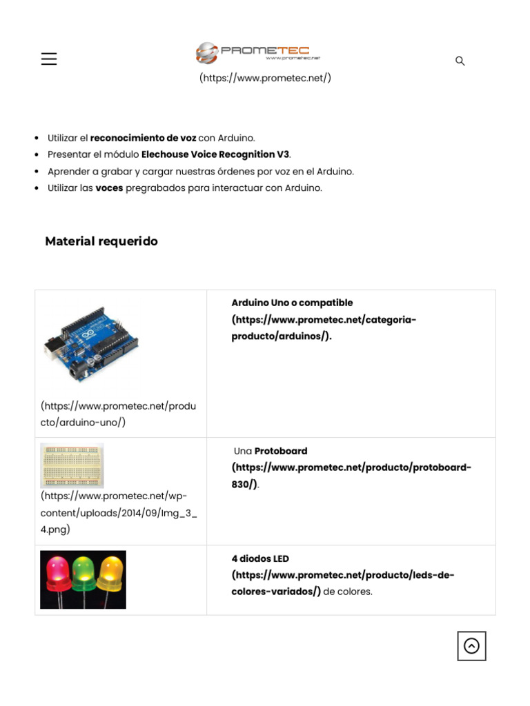 elechouse v3 programacion | PDF