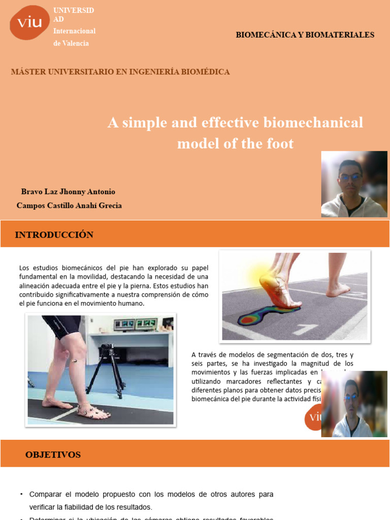 Presentación Biomecanica | PDF | Ciencias fisicas