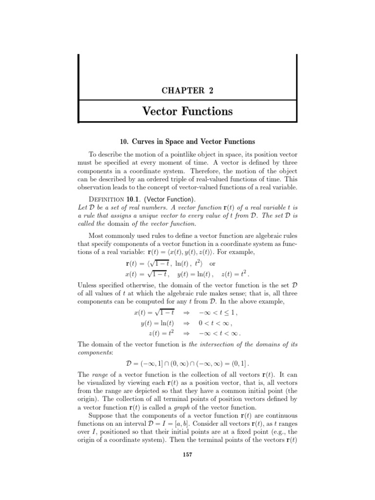Vector Calculus | PDF | Function (Mathematics) | Vector Space