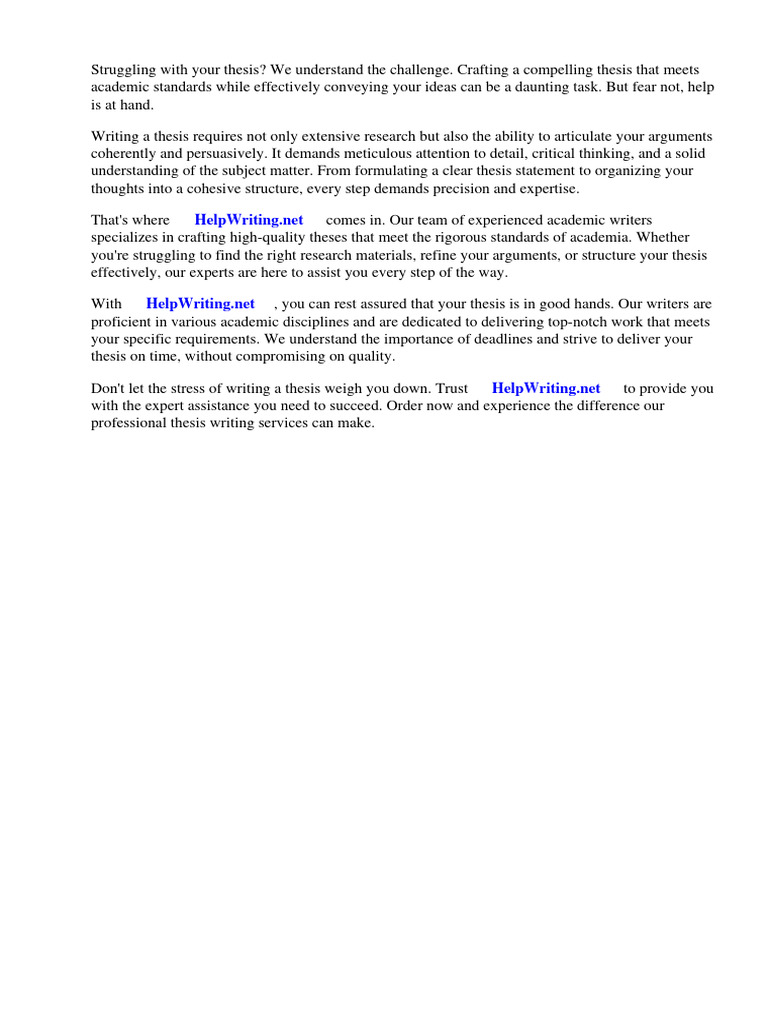 Ccot Thesis Generator | PDF | Essays | Thesis