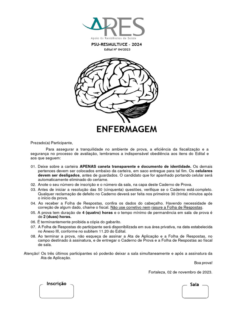 Enfermagem Ares | PDF