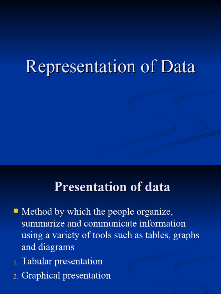 Data Presentation Techniques | PDF | Computing | Science