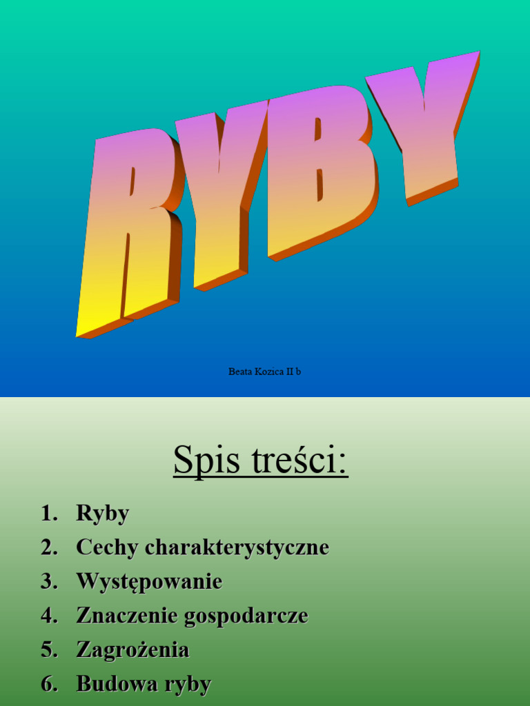 Ryby | PDF