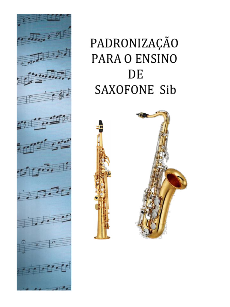 Método de Sax Si Bemol | Download grátis PDF | Saxofone | Clarinete