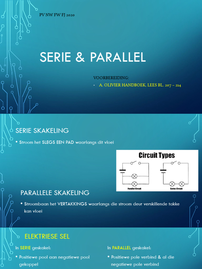 8D GR 9 NW FW Serie en Parallel | PDF
