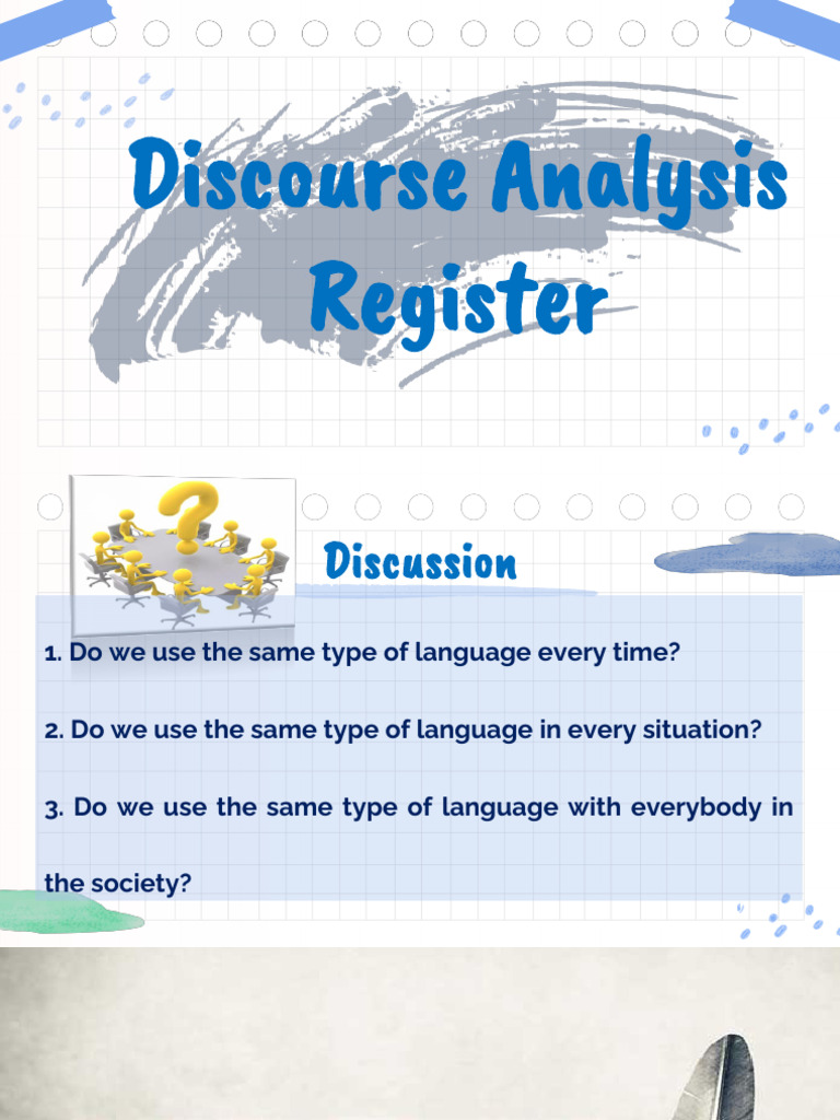 Discourse Analysis of Register-2 | PDF