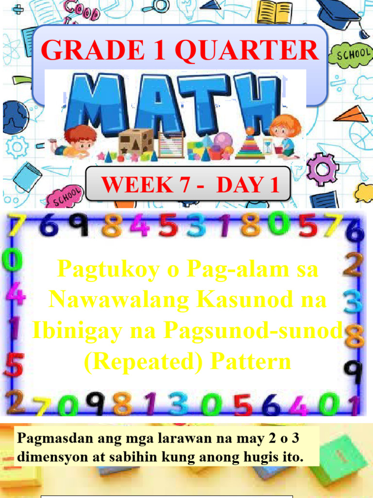 Q3 - Math 1-Week 7 | PDF