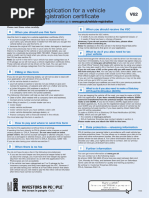 CVR 4 Application For Vehicle Registration | PDF