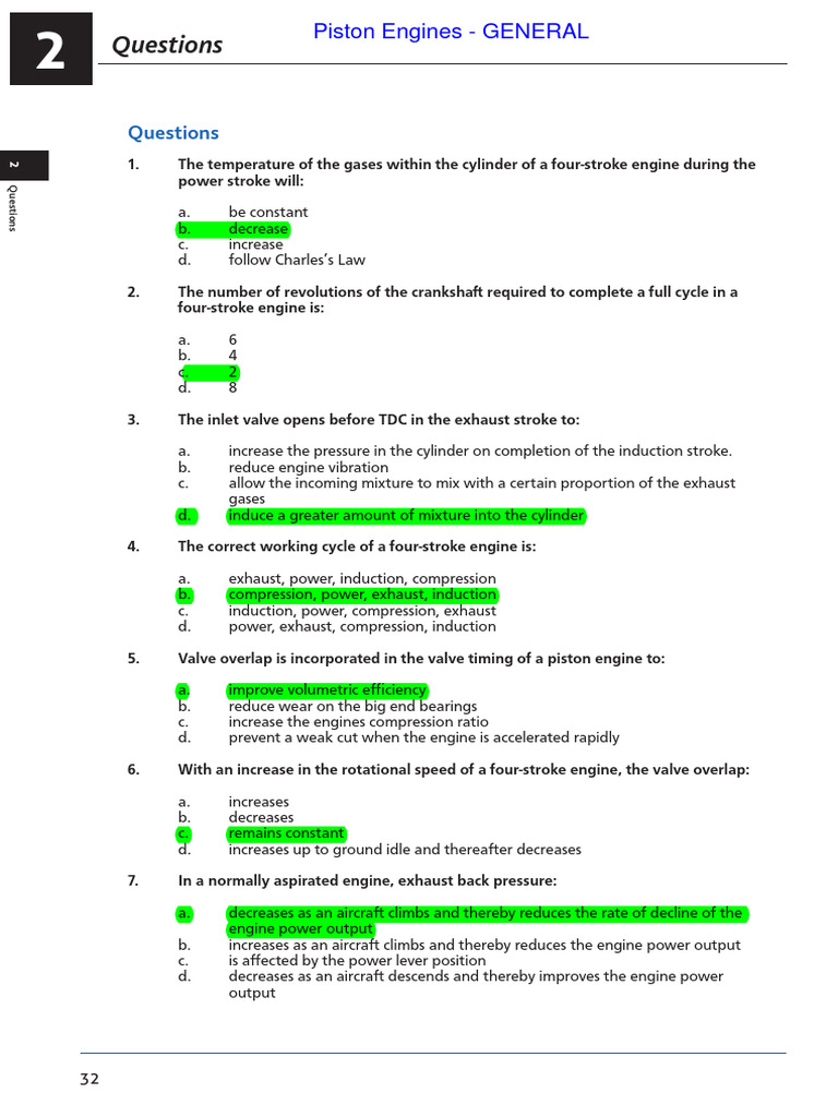 Powerplant Questions | PDF