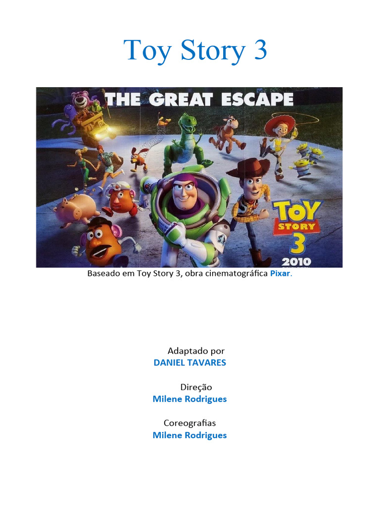 Toy Story 3 - Roteiro Final 3 (1) | PDF | Barbie