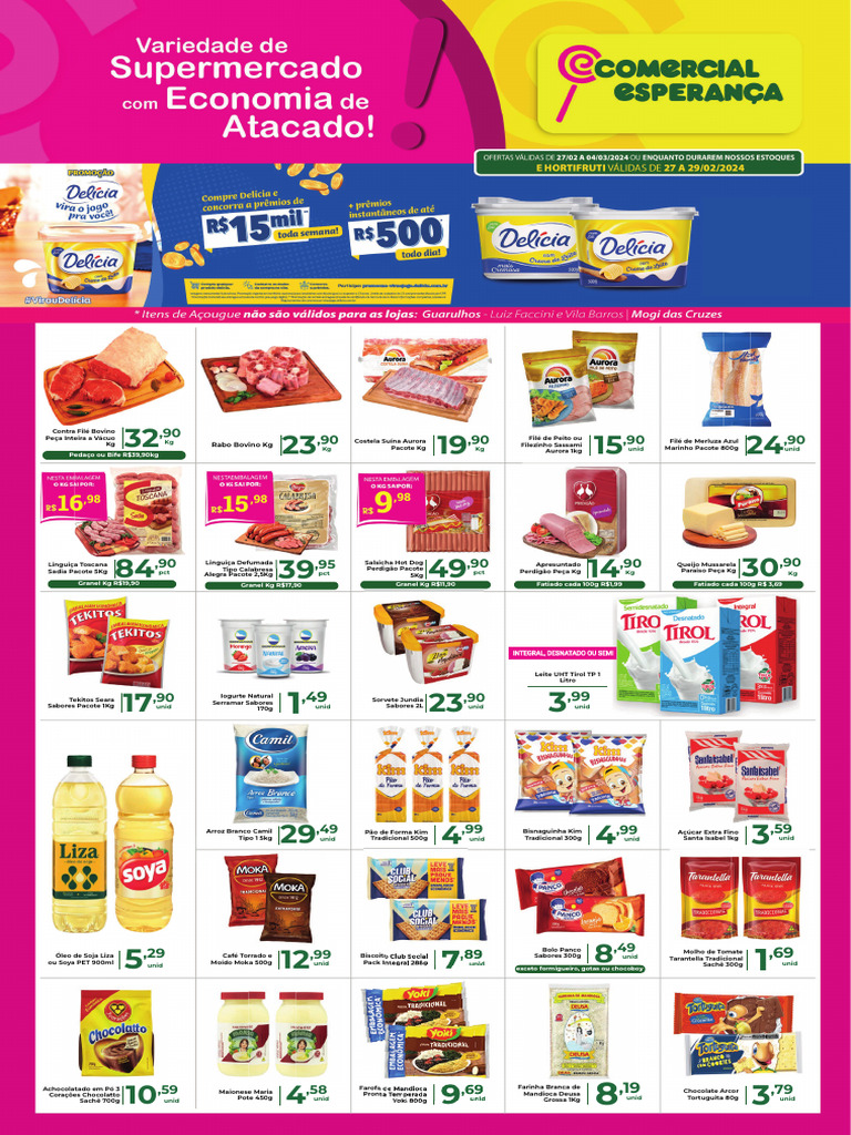 Tabloide Supermercado | PDF | Alimentos | Comidas e bebidas