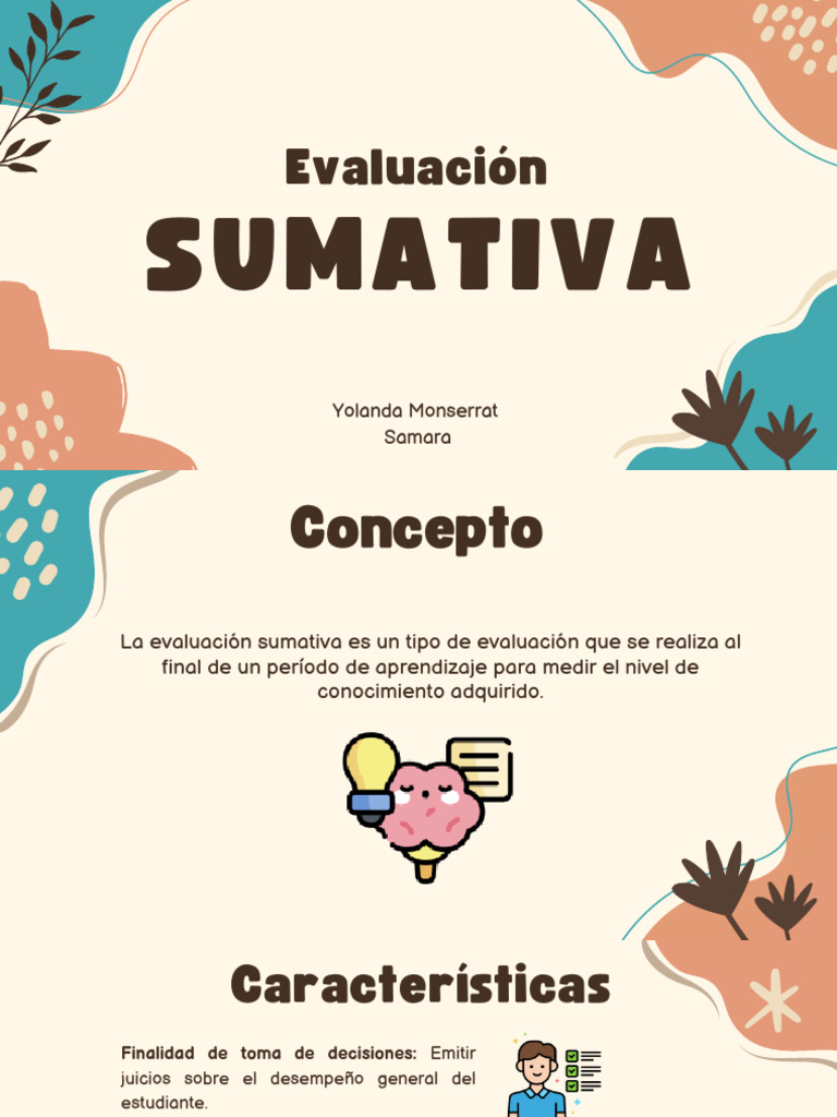 Evaluación Sumativa | Descargar gratis PDF | Evaluación | Modificación de comportamiento