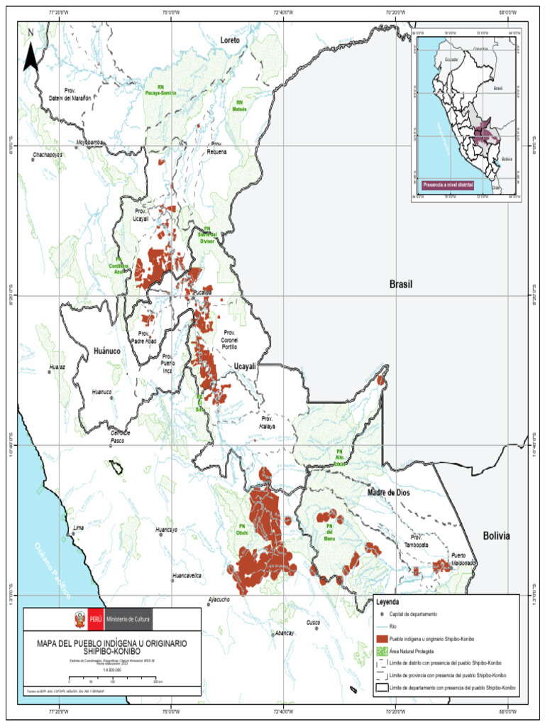 Mapa Pueblo Shipibo-Konibo | PDF