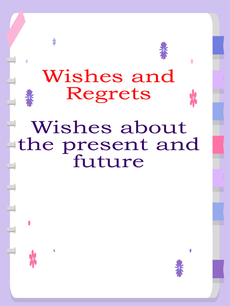 Understanding Wishes and Regrets in English | PDF