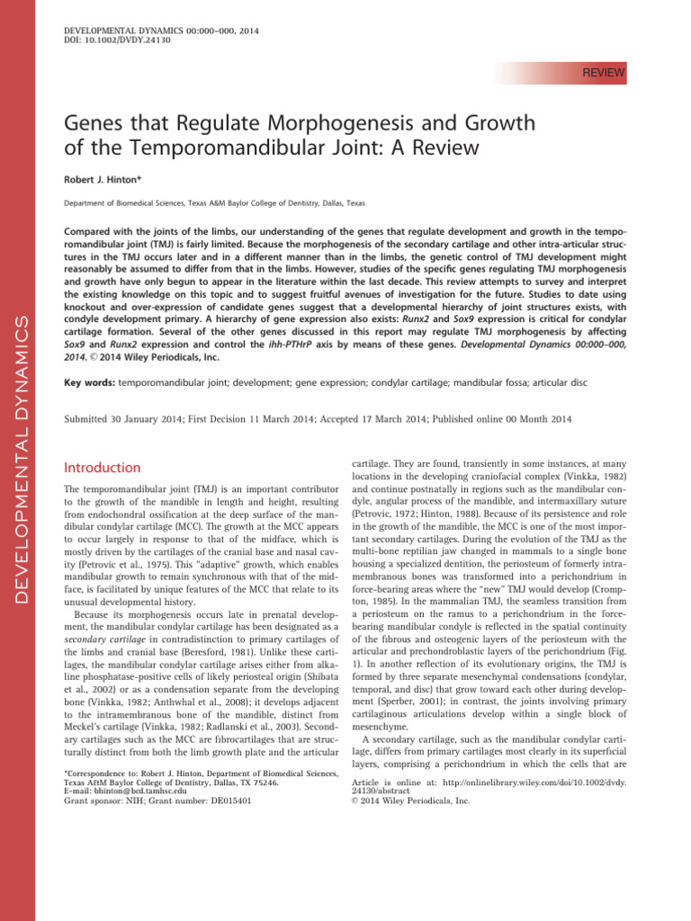 Hinton - 2014 - Histología y Genes Que Regulan El Crecimiento de La ATM ...