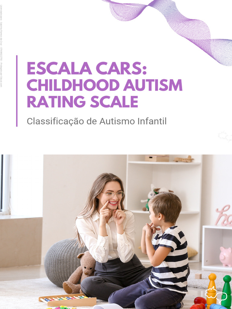 Escala Cars 1 | PDF | Emoções | Espectro do autismo