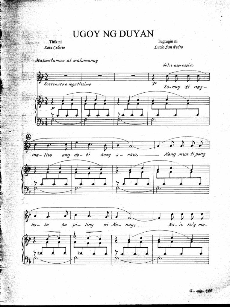 Ugoy NG Duyan 1 | PDF