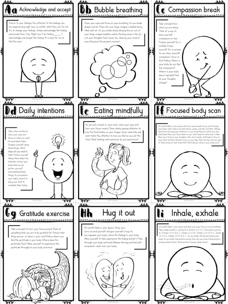 Student Cards (Black and White) | PDF