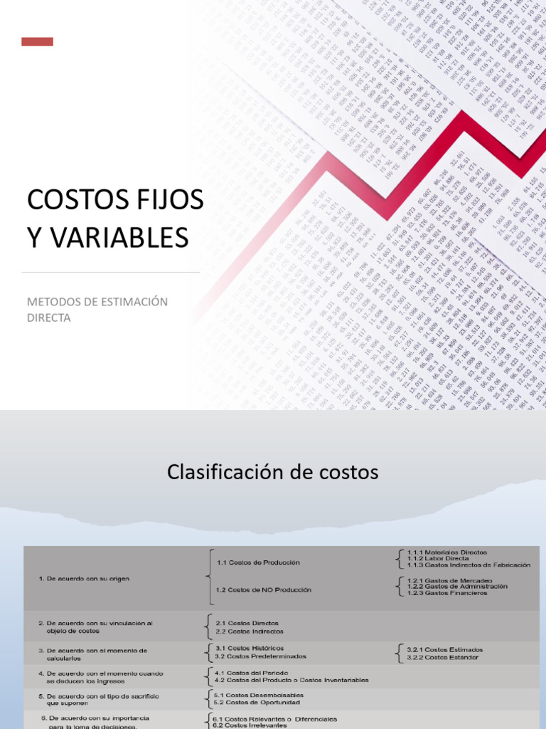 Costos Fijos y Variables | PDF