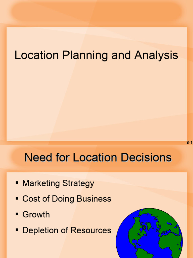 Location Decision Strategies Explained | PDF | Market (Economics ...