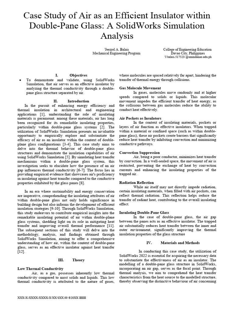 case study final exam | PDF | Thermal Insulation | Heat Transfer