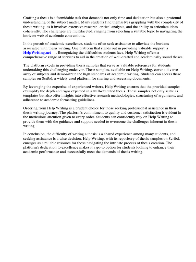 Thesis Sample Scribd | PDF | Thesis | Fracture Mechanics