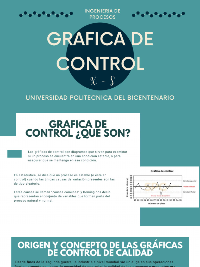 Grafico de Control X-S | PDF
