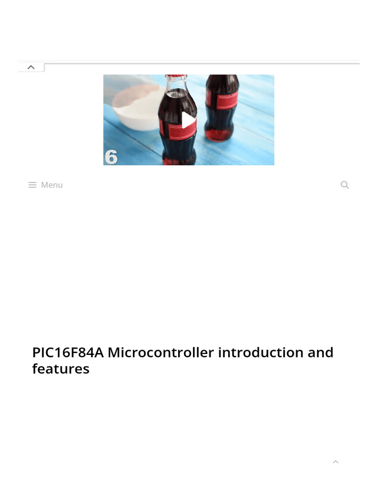 PIC16F84A Microcontroller Introduction and Features | Download Free PDF | Microcontroller ...