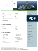 Valaris 121: Primary Rig Characteristics Capacities | PDF