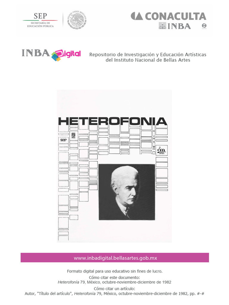 384 Heterofonia 79 | PDF | México | Bailes