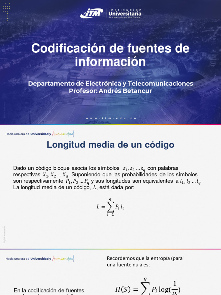 Clase 5 Codificación de Fuentes | PDF | Informática | Ciencias de la ...