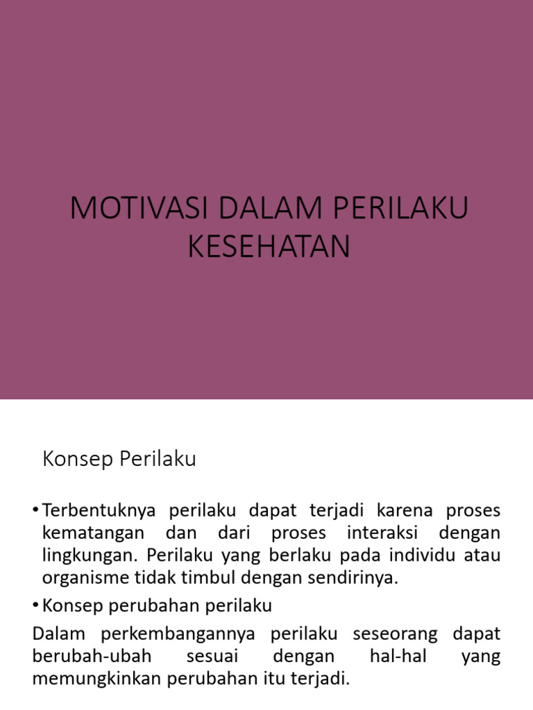 MOTIVASI | PDF