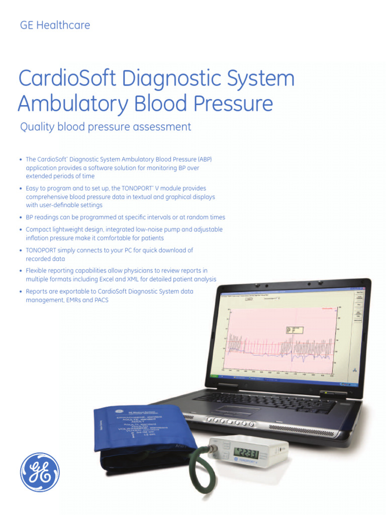 CardioSoft Specifications Blood Pressure | PDF | Blood Pressure ...