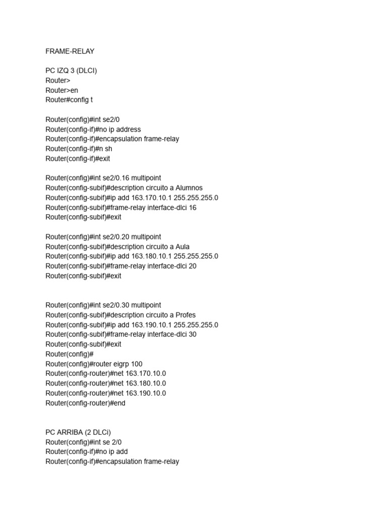 FRAME-RELAY | PDF | Router (Computing) | Computer Standards