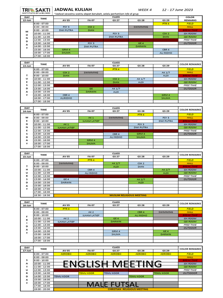 Week 5 (12-17 June 2023) | PDF