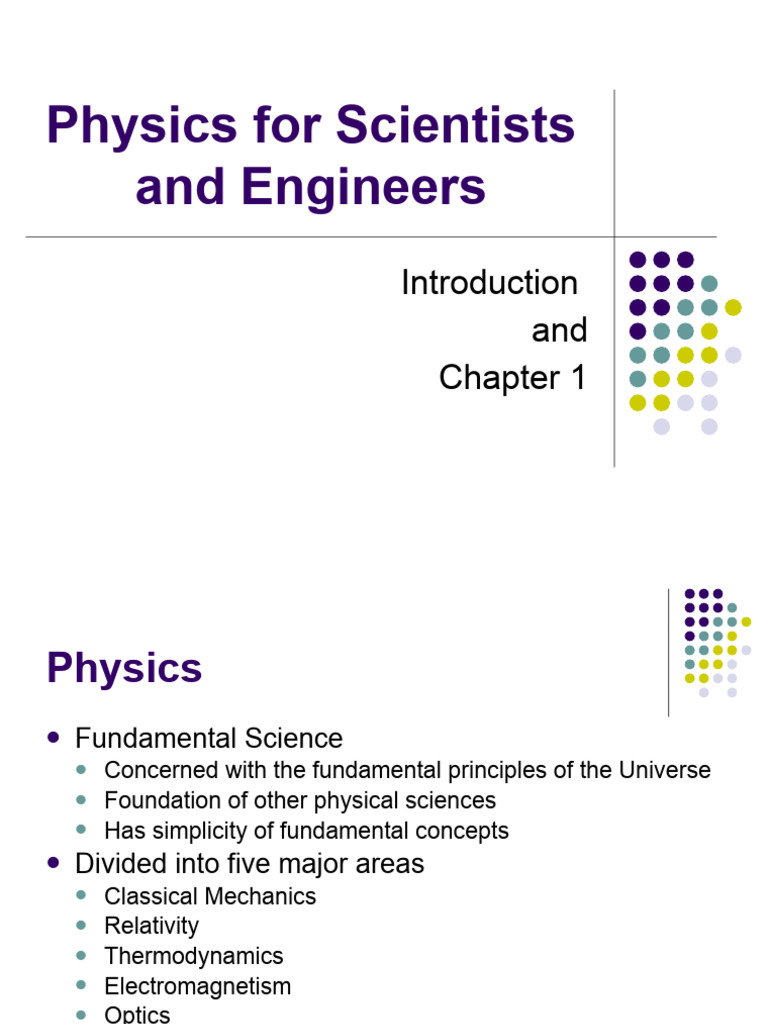 Fundamentals of Physics for Scientists | PDF | Significant Figures ...