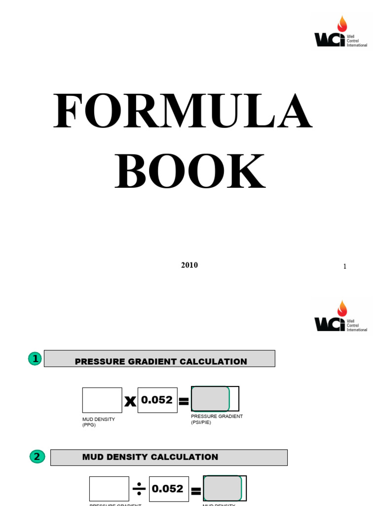 03 Formula Book | PDF | Gases | Quantity