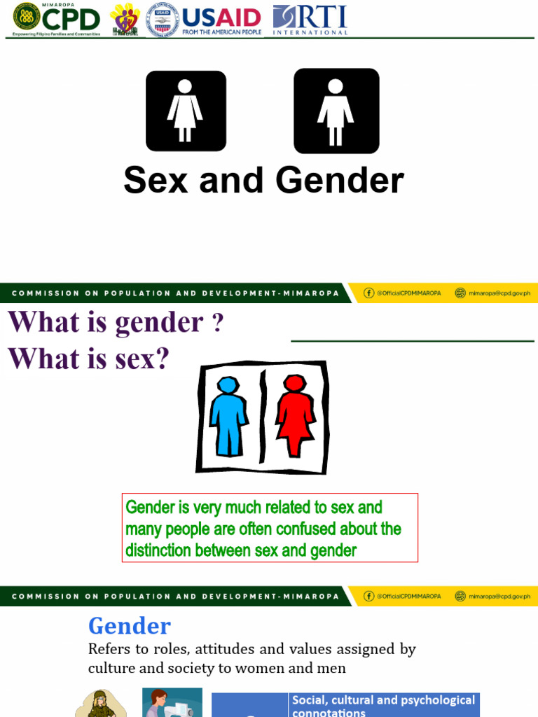 S6-SEX-AND-GENDER | PDF | Gender | Gender Studies