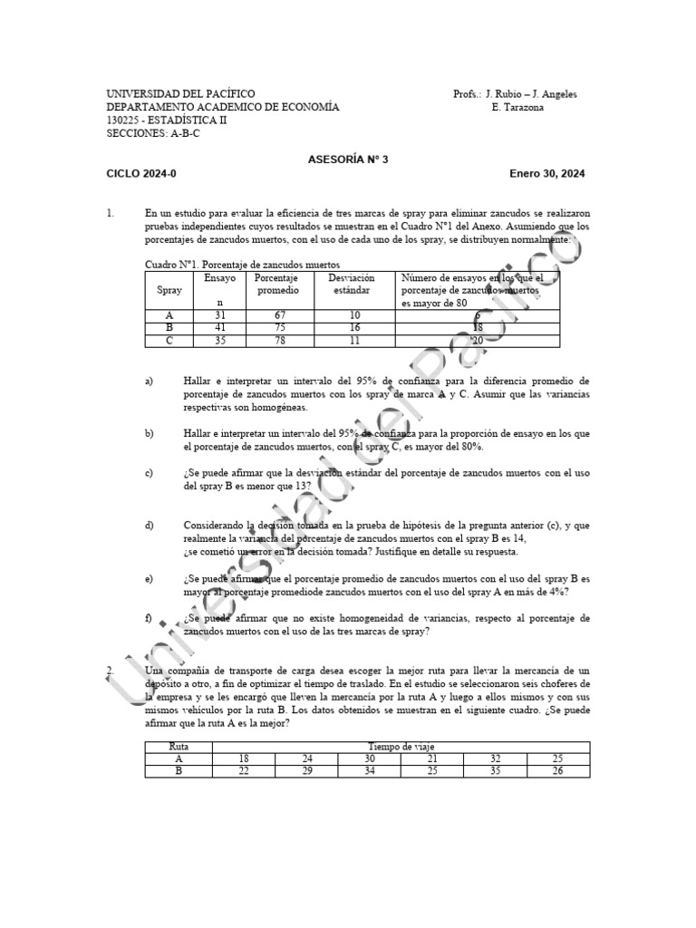 Est2-2024-0 A3 | PDF | Media | Diferencia