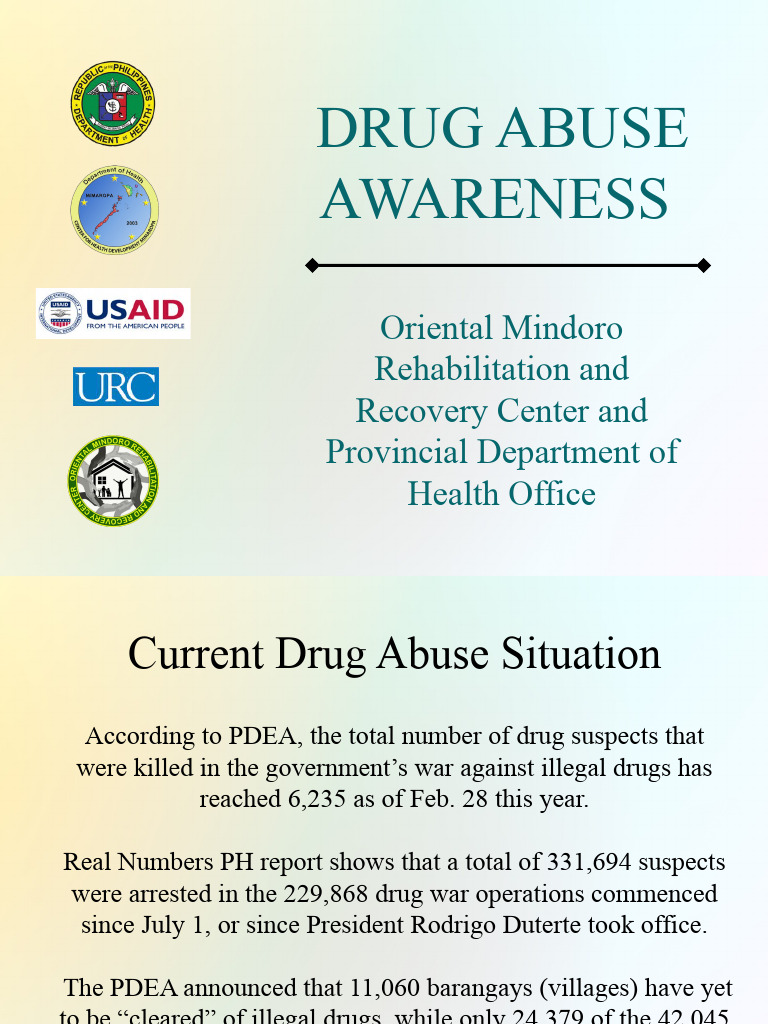 Oriental Mindoro Drug Abuse Report | PDF | Prohibition Of Drugs | Narcotic