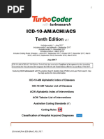 ICD-10-AM/ACHI/ACS: Classification of Diseases | PDF | International ...