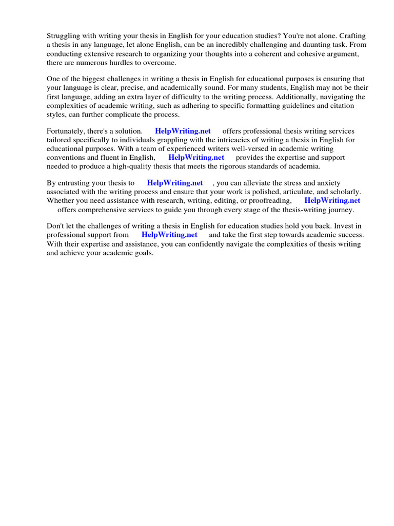 Contoh Thesis Bahasa Inggris Pendidikan | PDF | Indonesian Language ...